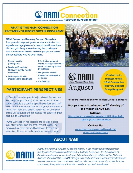Connection Recovery Support Group - Nami Augusta